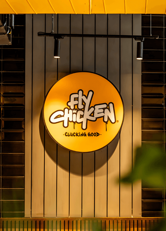 India's Best QSR Designer In Hyderabad | Fly Chicken Design By SprintCo